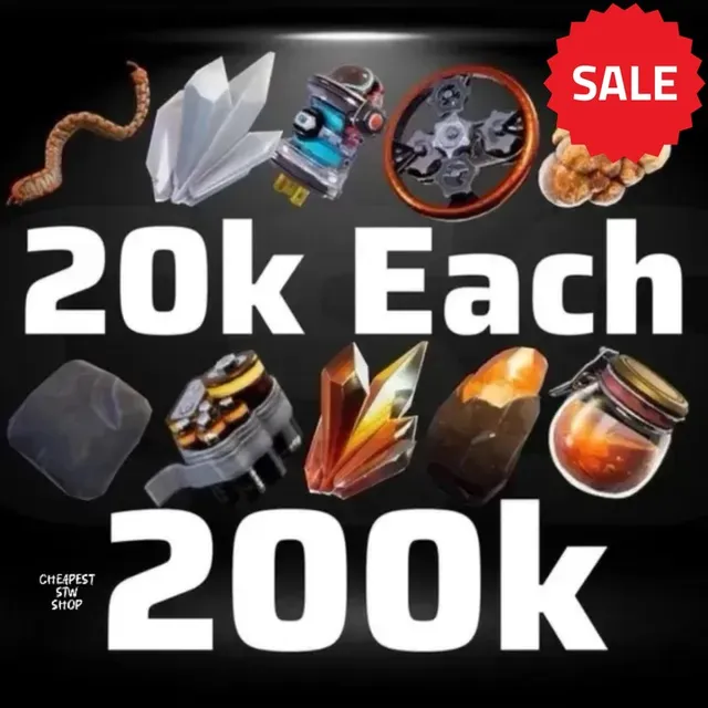 Bundle| 200k Crafting Mats - Fortnite Game Items - Gameflip