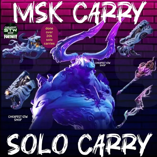 MSK CARRY - Fortnite Game Item - Gameflip