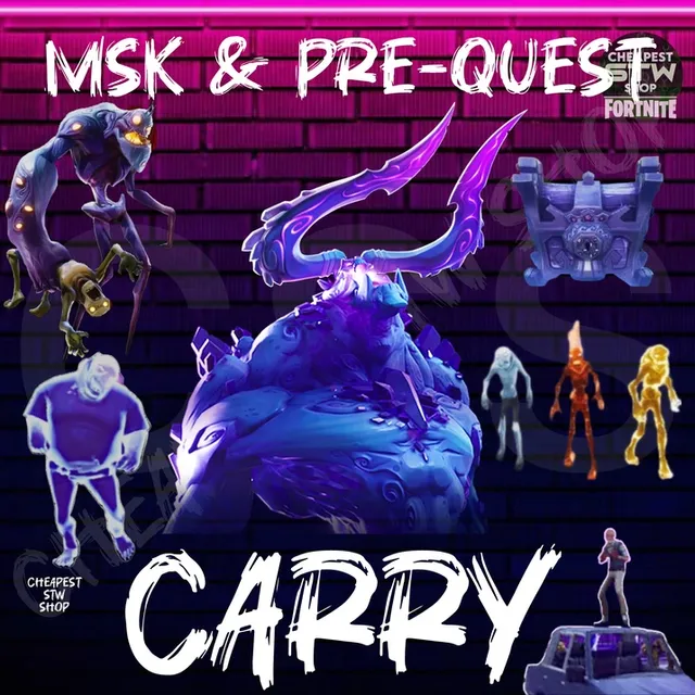MSK Carry and Pre Quest - Fortnite Game Item - Gameflip