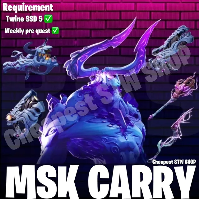 MSK CARRY - Fortnite Game Item - Gameflip