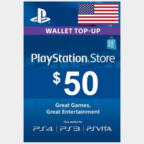 $50.00 PlayStation Store - PlayStation Store Gift Cards - Gameflip