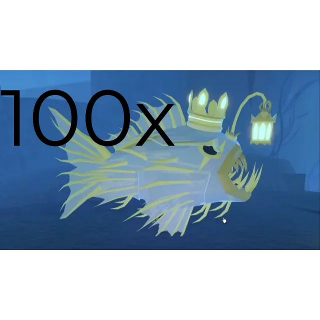 100x Roblox Fisch Angler Fish | Enchant Relics | Rare Fish Fast ...