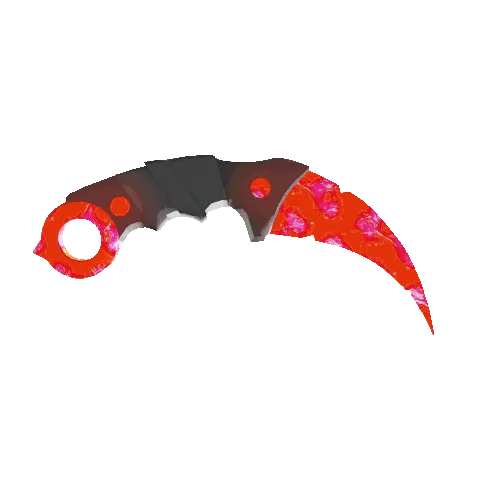 RGB Karambit Knife - Da Hood - Da Hood Game Item - Gameflip