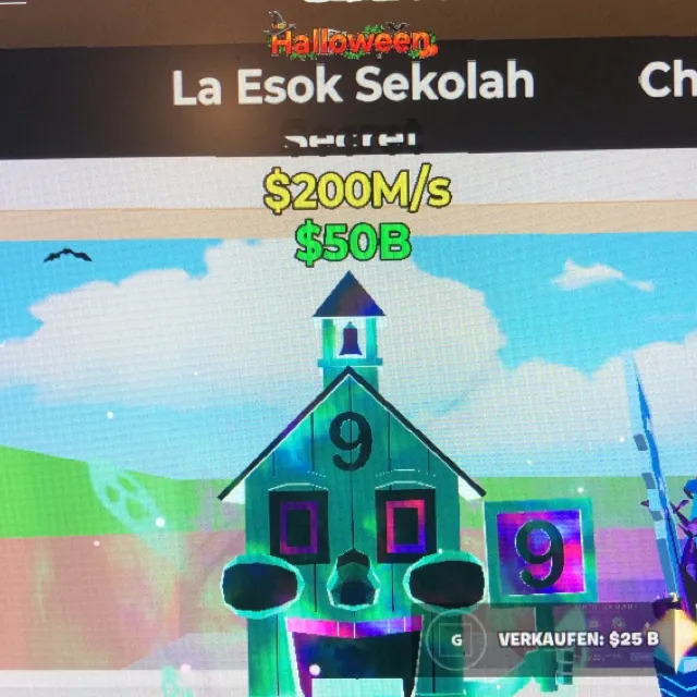 Steal the Brainrot I La Esok Sekolah Halloween House I Fortnite ...