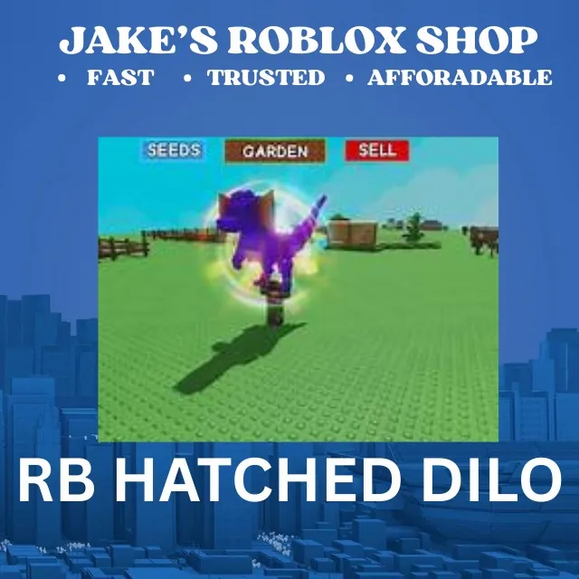 Rainbow Hatched Dilo - Roblox Game Item - Gameflip