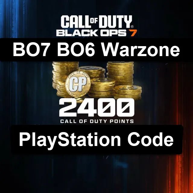 2400 COD Points PlayStation BO7, BO6, Warzone Call of Duty Black Ops 7 ...