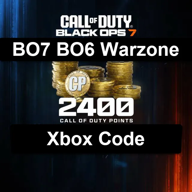 2400 COD Points Xbox BO7, BO6, Warzone Call of Duty Black Ops 7, Black ...