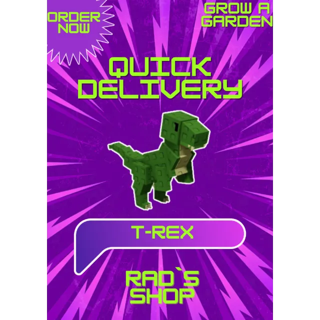 T-REX I GROW A GARDEN - Grow a Garden Game Item - Gameflip