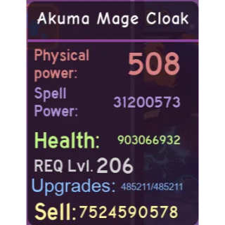 Purple Akuma mage cloak - Artículos del Juego - Gameflip
