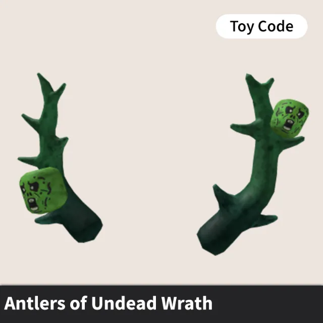 Antlers of Undead Wrath Toy Code - Roblox Game - Gameflip