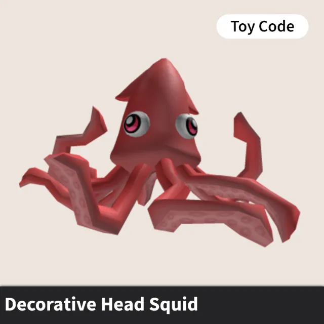 Decorative Head Squid Toy Code - Other - Gameflip