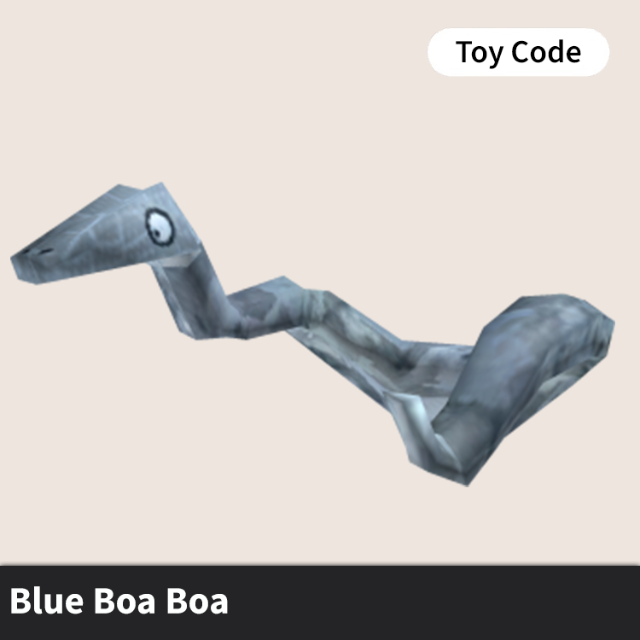 Blue Boa Boa Toy Code - Roblox Game - Gameflip