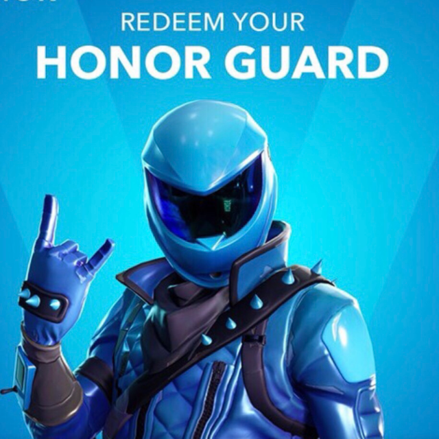 Fortnite HONOR GUARD Skin CODE - Other Gift Cards - Gameflip