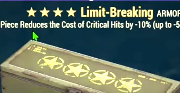 Limit-Breaking Mod *5 - Fallout 76 Game Item - Gameflip