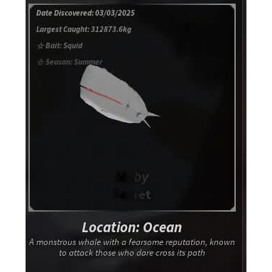 MOBY WHALE - FISCH - Other Game Item - Gameflip