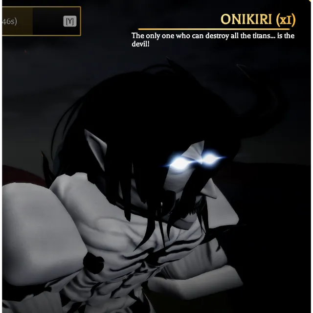 Onikiri Mythic Titan Skin | AOTR - Attack on Titan Revolution Game Item - Gameflip