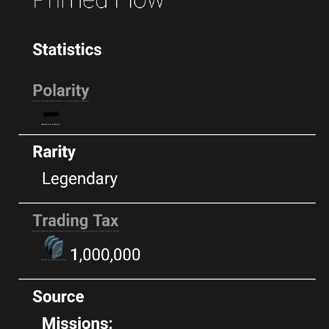 Mod | Primed Flow - Game Items - Gameflip