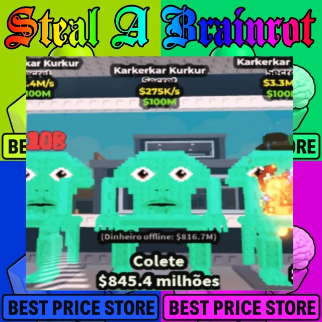 275K/s Karkerkar Kurkur - Steal a Brainrot Game Item - Gameflip