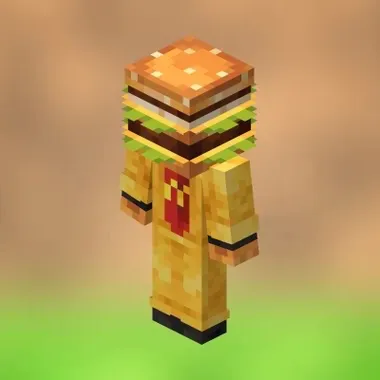 MINECRAFT X MCDONALDS – BIG MAC CRYSTAL SKIN - Other Game Item - Gameflip