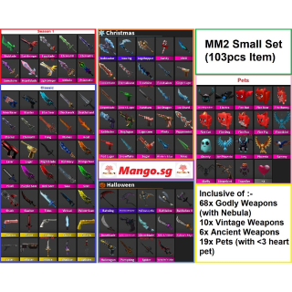 Small Set MM2 - Game Items - Gameflip