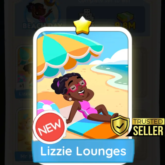 Lizzie Lounges Monopoly GO - Monopoly Go! Game Item - Gameflip