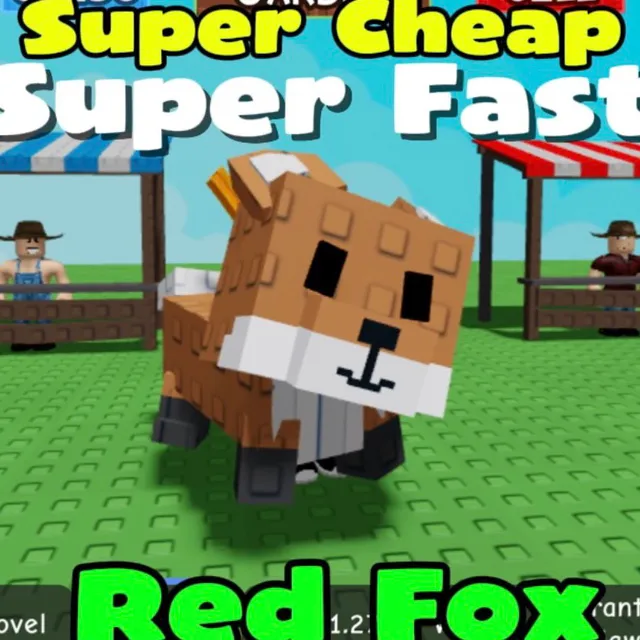 Red Fox (SUPER FAST) - Grow a Garden Game Item - Gameflip