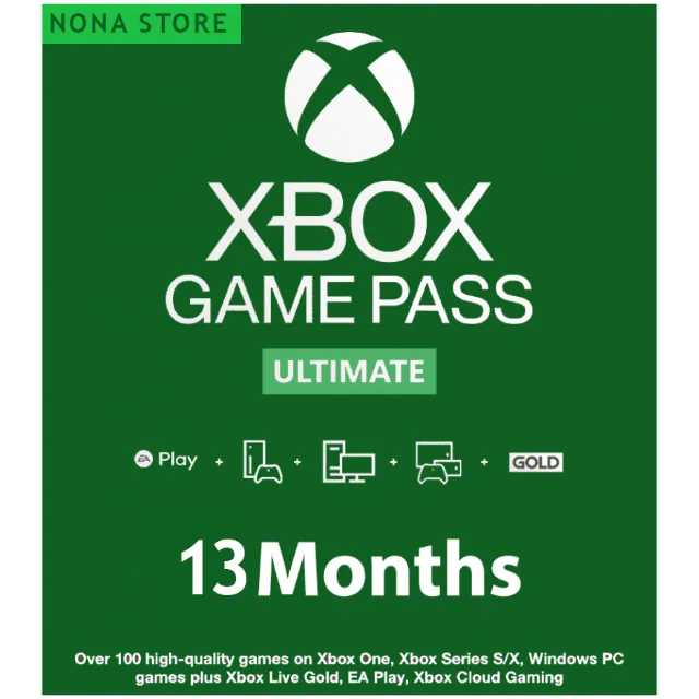 Xbox Game Pass Ultimate 13 Months - Xbox Game Pass Gift Cards - Gameflip