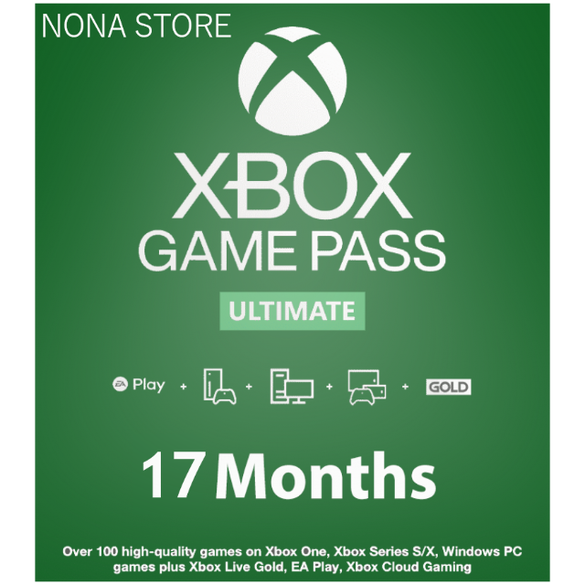 Xbox Game Pass Ultimate 17 Months - Xbox Game Pass Gift Card - Gameflip
