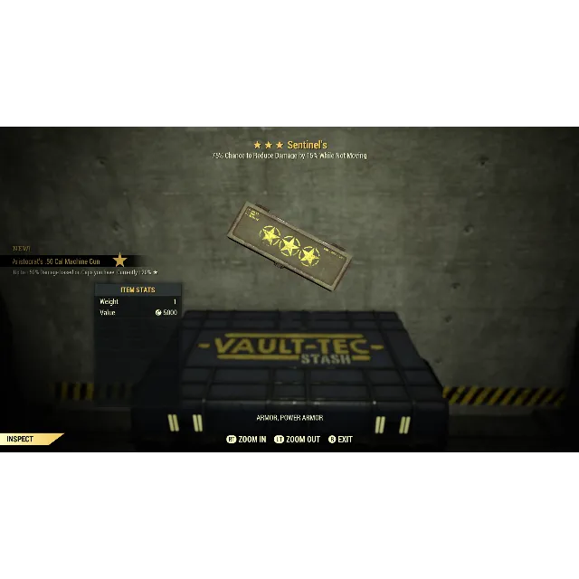 Legendary Mod | Sentinel's - Fallout 76 Game Items - Gameflip