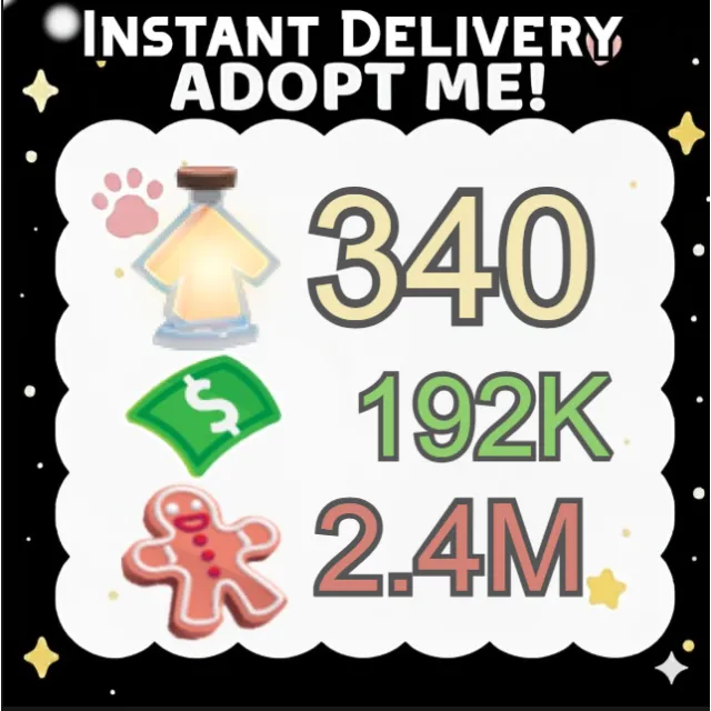 Age Up Potions + Bucks + Gingerbread - Adopt Me - Adopt Me! Game ...