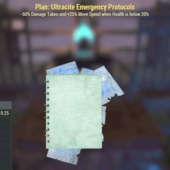 Ultracite Emergency Protocols - Fallout 76 Game Item - Gameflip