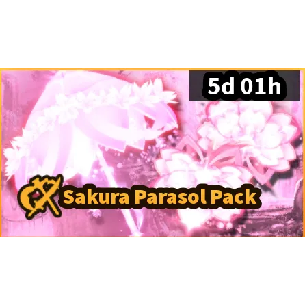 Dual Sakura Parasol Pack - Blade Ball Game Items - Gameflip