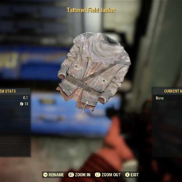 Apparel | TATTERED FIELD JACKET - Fallout 76 Game Items - Gameflip