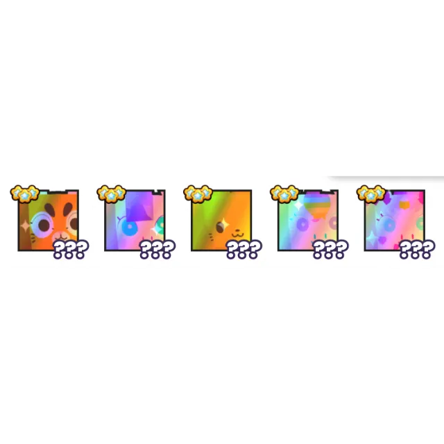 5 Rainbow Huges PS99 - Roblox Game Items - Gameflip