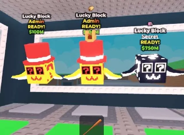 Secret Lucky Block & Admin Lucky Blocks - Steal a Brainrot Game Item ...