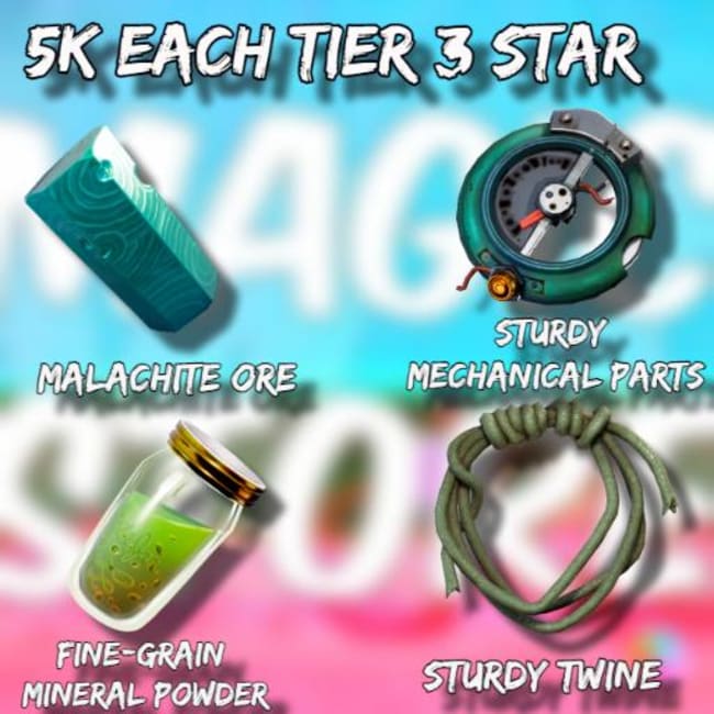 Bundle 5k Each Tier 3 star - Game Items - Gameflip