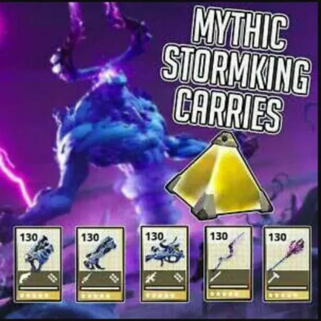 Mythic storm King Carry - Fortnite Game Items - Gameflip