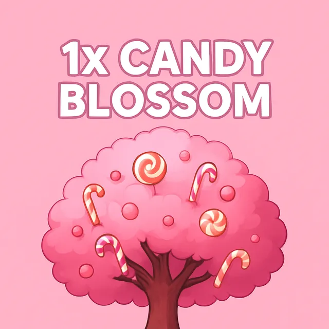 1x Candy Blossom Tree - Grow a Garden Game Item - Gameflip