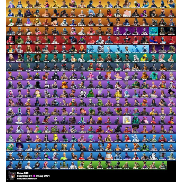 Fortnite Account - 360 Skins - Galaxy - Travis Scott - OgStw - 2000 ...