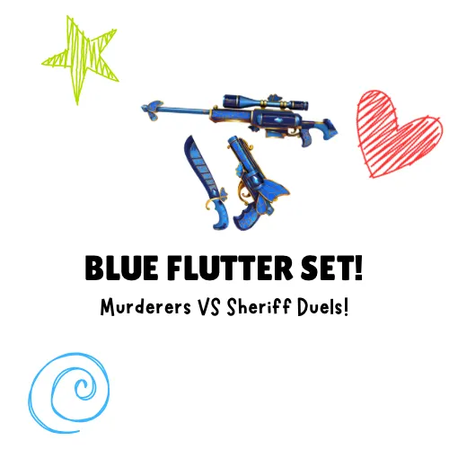 BLUE FLUTTER SET - MVSD - Game Item - Gameflip