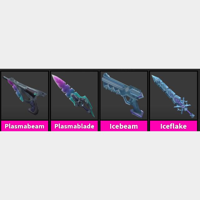 Weapon | Plasma set + Ice set MM2 - Game Items - Gameflip