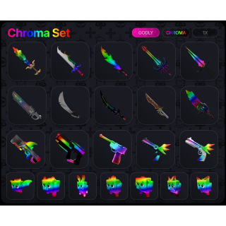 MM2 Full Chroma Set ( with pets) - Game Items - Gameflip