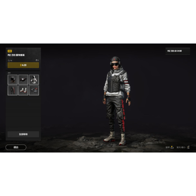 PUBG | PGC 2019 Set (6 items) - PLAYERUNKNOWN'S BATTLEGROUNDS Game ...