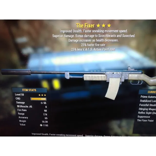 Weapon | Bloodied God Roll Fixer - Fallout 76 Game Items - Gameflip