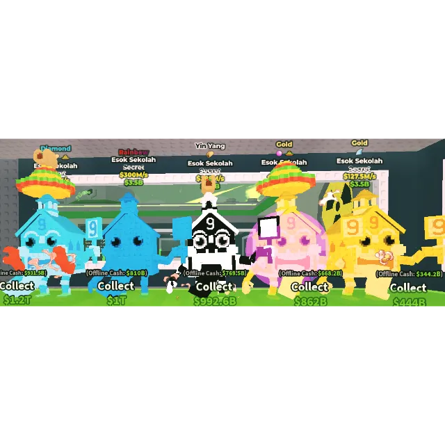 STEAL A BRAINROT ESOK SEKOLAH BUNDLE WITH ONE LOS SPAGHETTIS (9x ESOK SEKOLAHS and one LOS ...