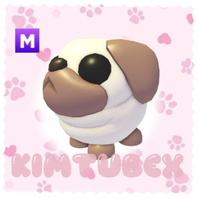 mega snowball pug - Adopt Me Game Item - Gameflip