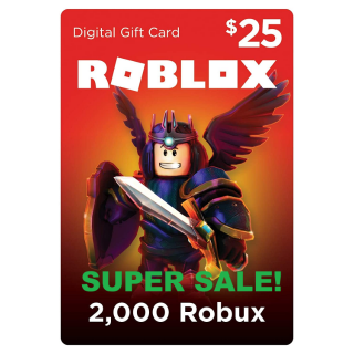 $25.00 USD DOLLARS Roblox Gift Card - Other Gift Cards - Gameflip