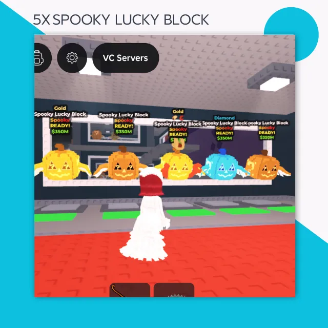 5x Spooky Lucky Block | Steal a Brainrot - Steal a Brainrot Game Item ...
