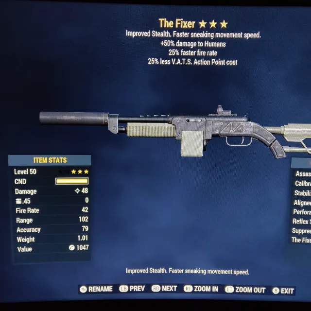 Fixer A2525 - Fallout 76 Game Items - Gameflip