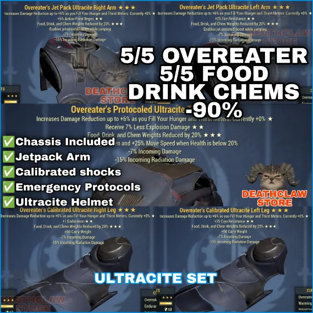 ULTRACITE OVEREATER FDC - Fallout 76 Game Items - Gameflip